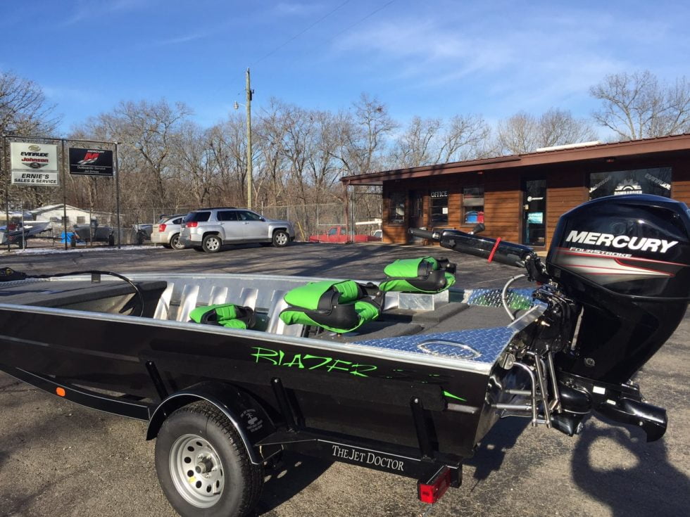 Travis Pearson’s 1852 Blazer SS w/ 40hp Mercury Jet Motor | The Jet Doctor